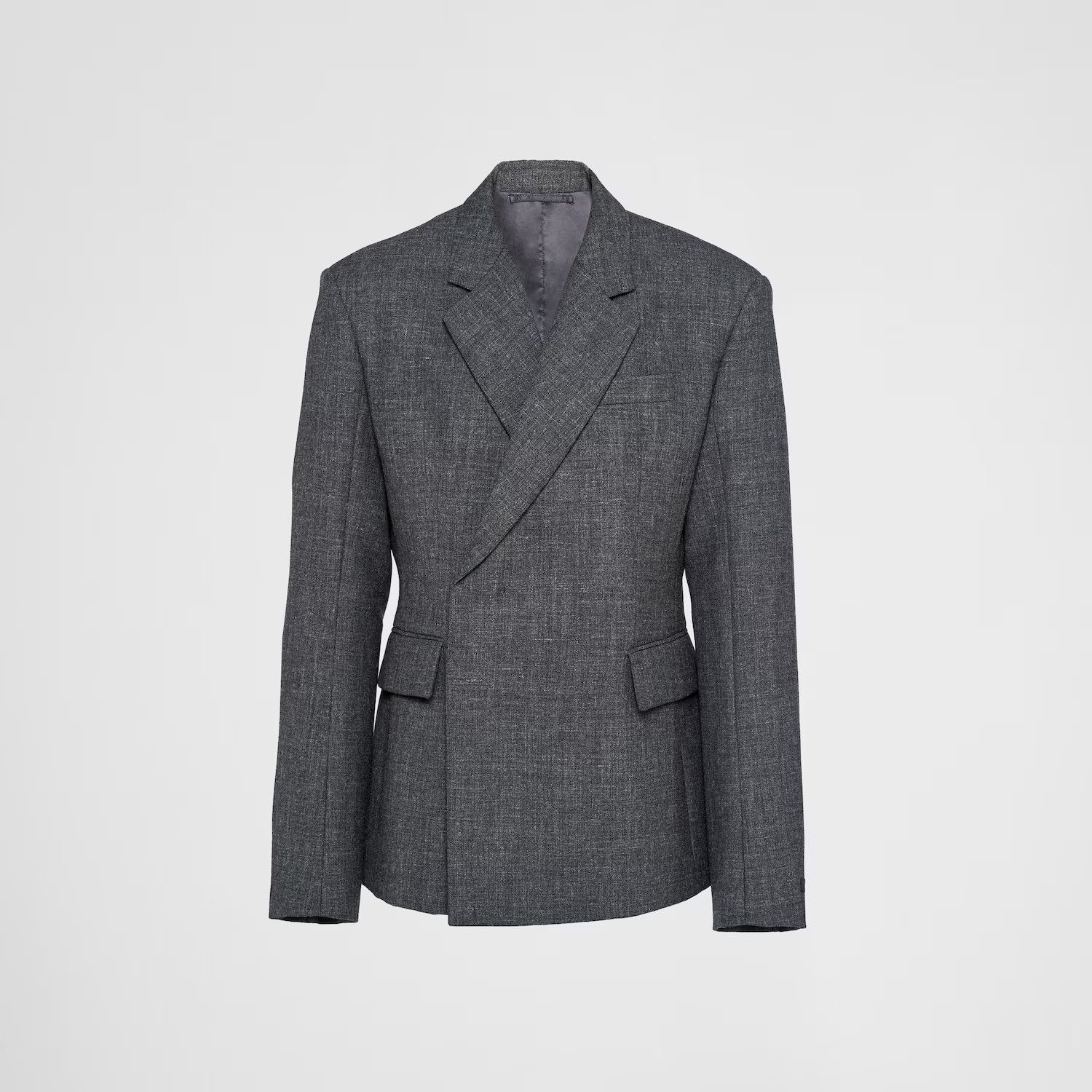 Prada PRADA BLAZER SUIT BLACK WHITE CLASSIC FORMAL WOOL | Grailed