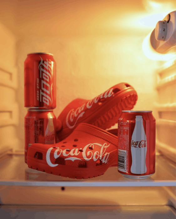Coca Cola Coca Cola x Crocs Classic Cgll co-branded Coca Cola Sandals ...