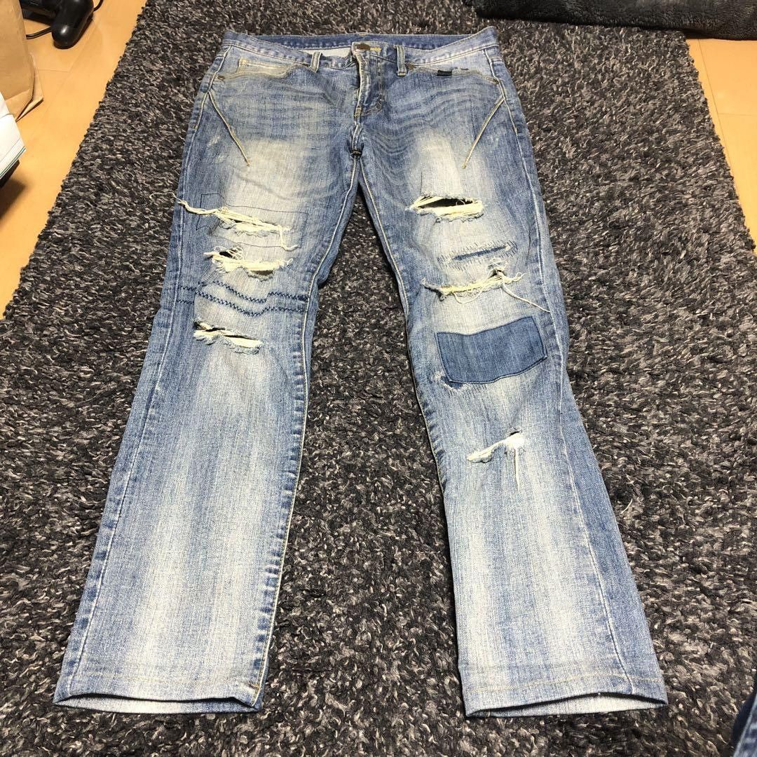 Japanese Brand × Number (N)ine Number Nine patchwork jeans | Grailed