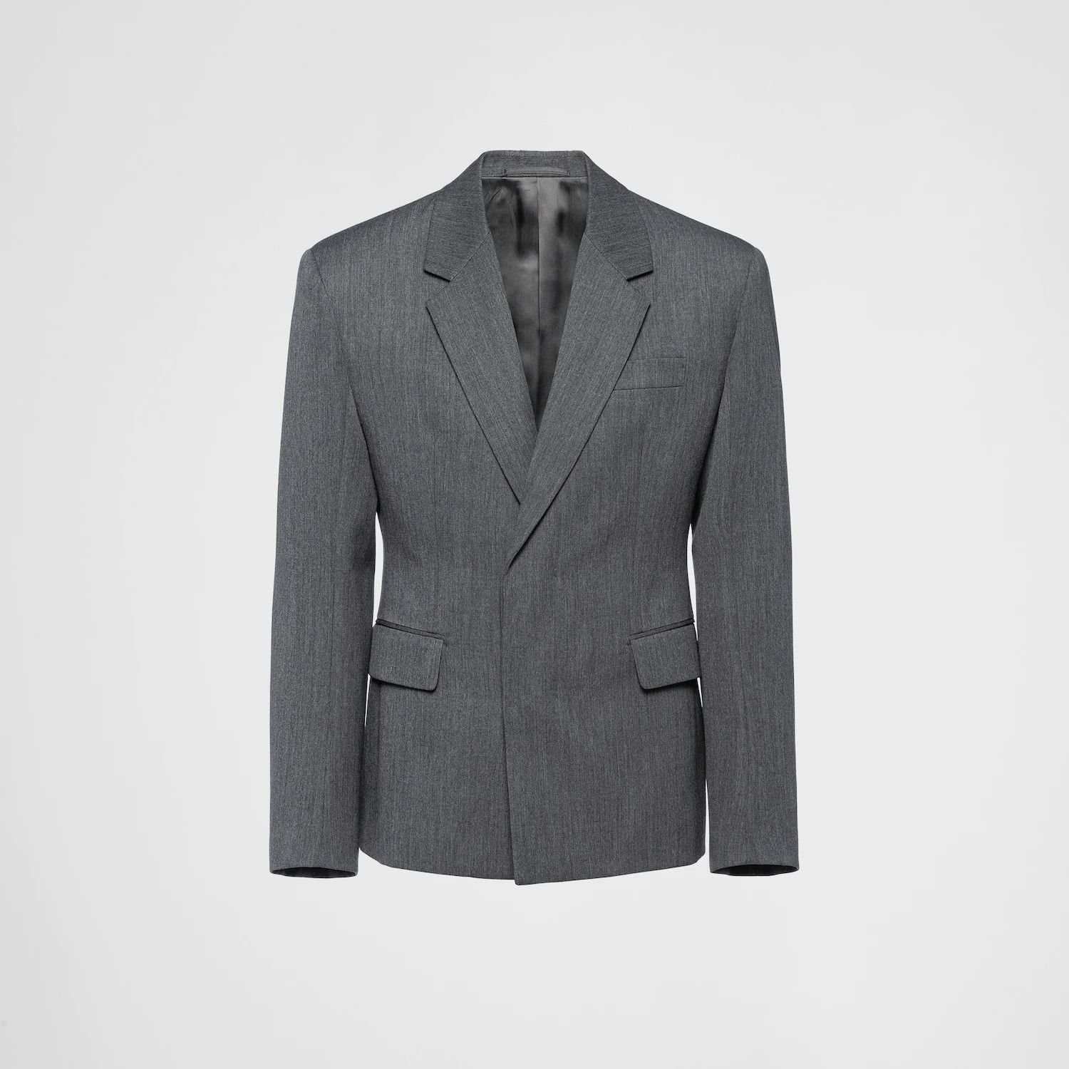 Prada PRADA BLAZER SUIT BLACK WHITE CLASSIC FORMAL WOOL | Grailed