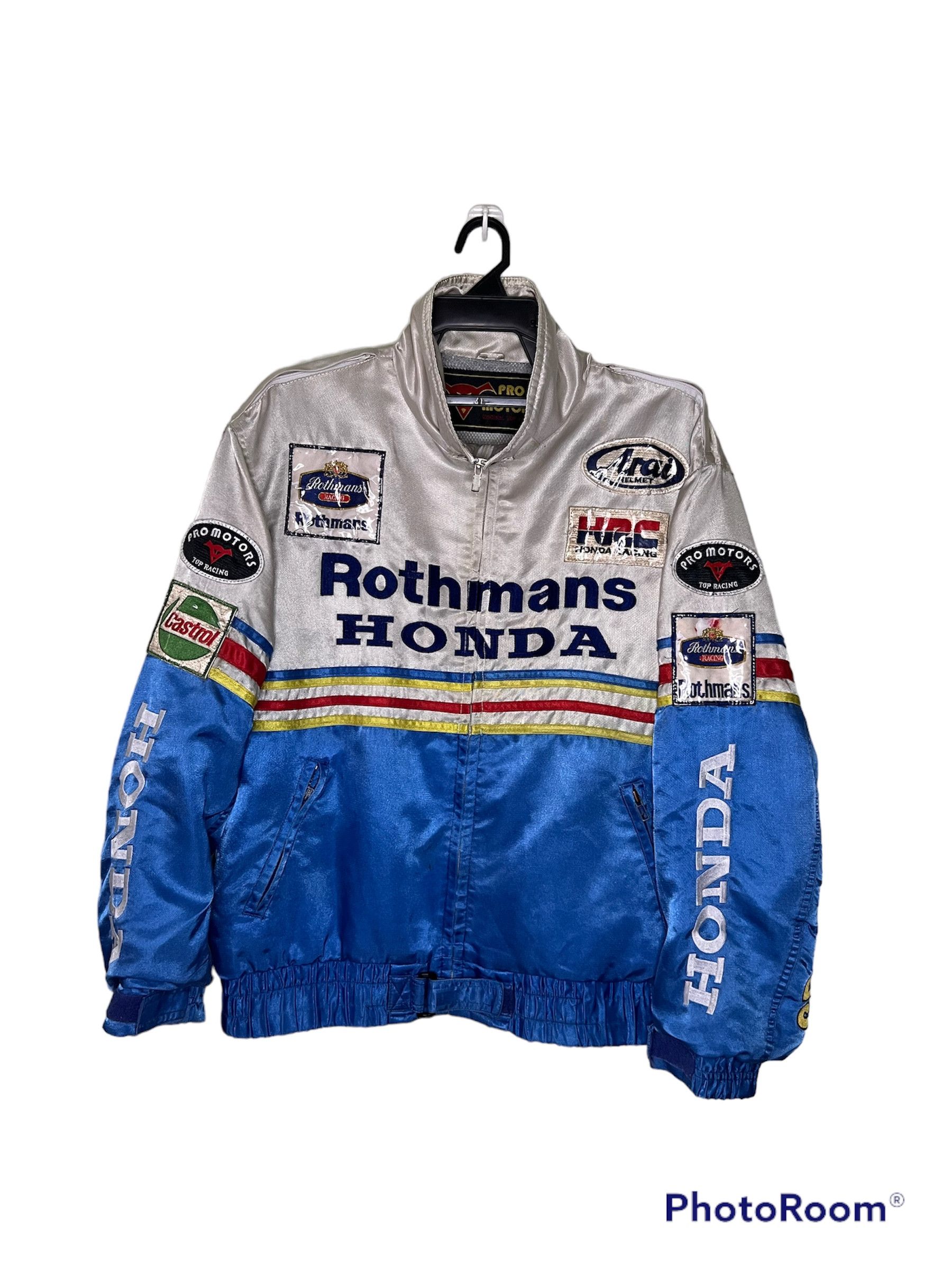 Honda × Racing × Vintage Vintage 80's Honda Rothman Jacket | Grailed