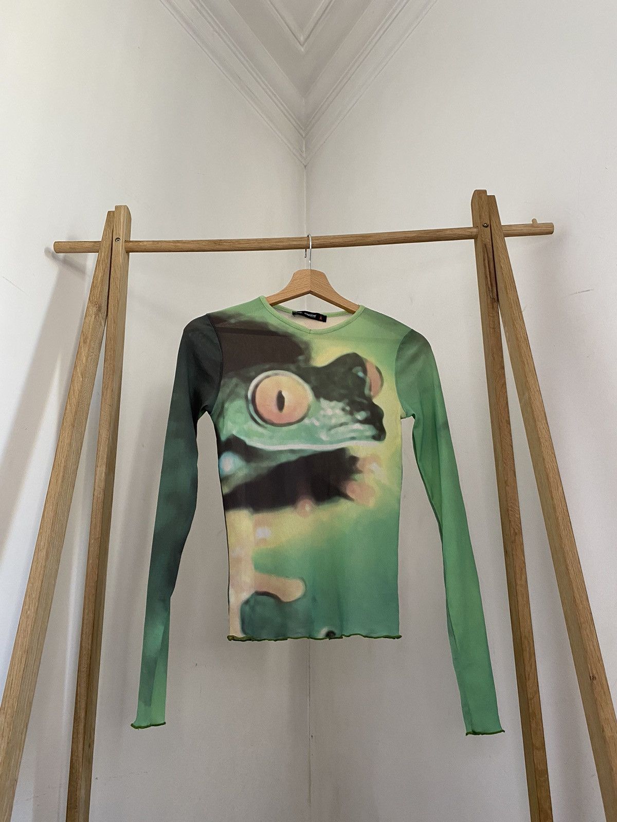 Le Frog Cop Copine Frog Mesh Top | Grailed