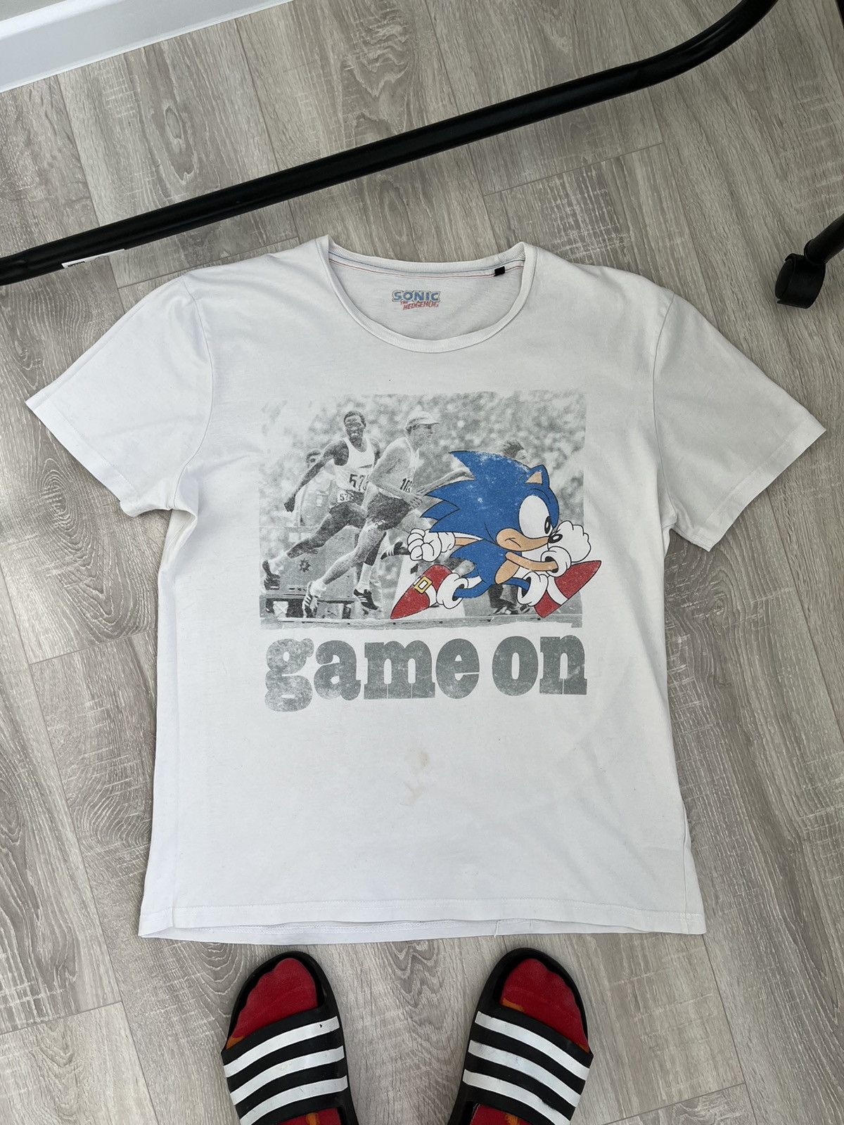 Sonic Lab Sonic The Hedgehog “Game On” Streetwear T Shirt | Grailed