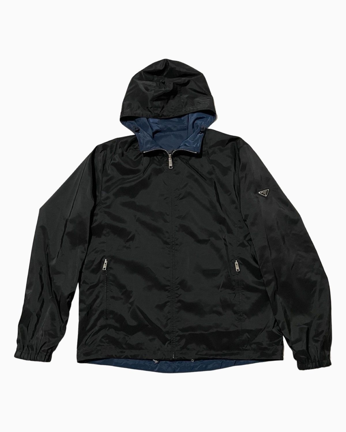Prada Prada Reversible Nylon Hooded Windbreaker Jacket | Grailed