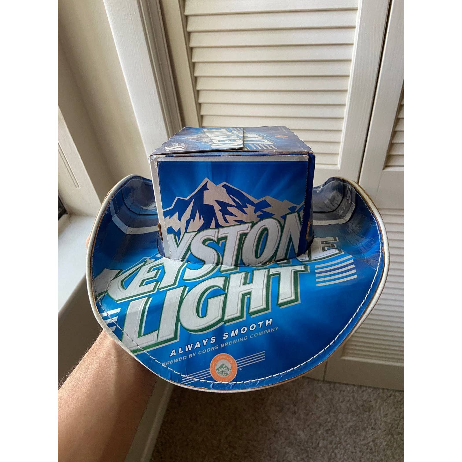 Streetwear × Vintage Official Coors Keystone Light Cardboard Cowboy Hat ...