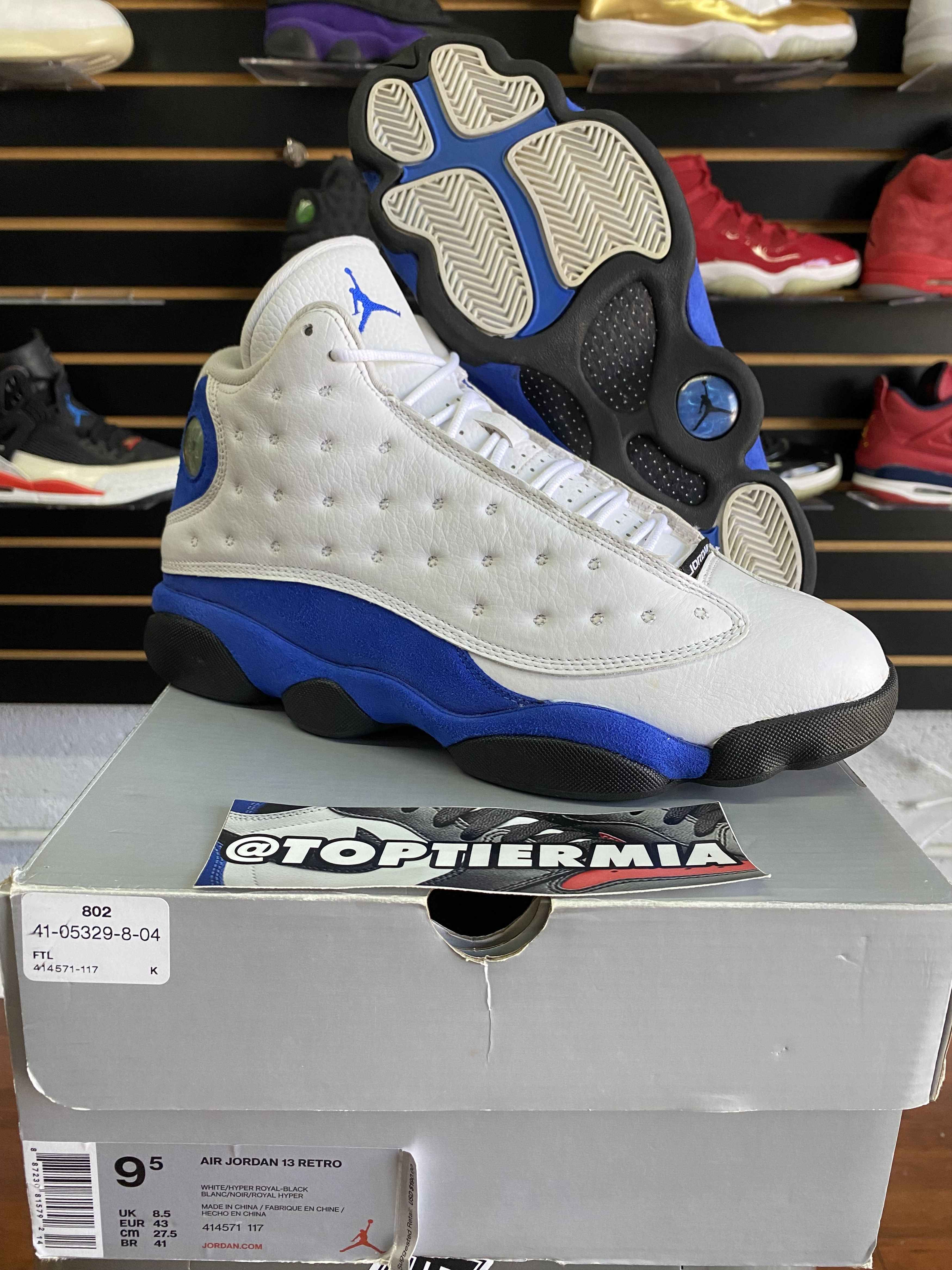 Jordan Brand air jordan 13 hyper royal 2018 sz 9.5 | Grailed