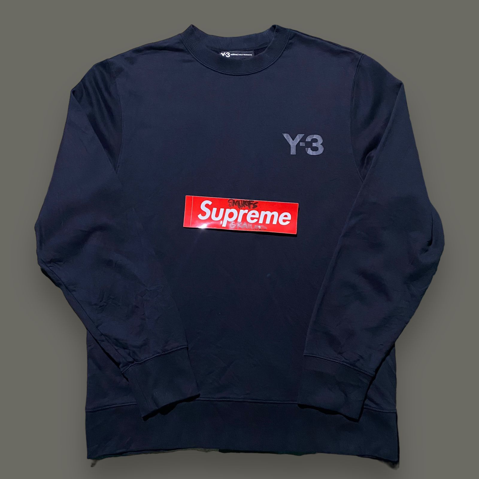 Adidas × Yohji Yamamoto Adidas x Yohji Yamamoto Y3 Sweatshirt | Grailed