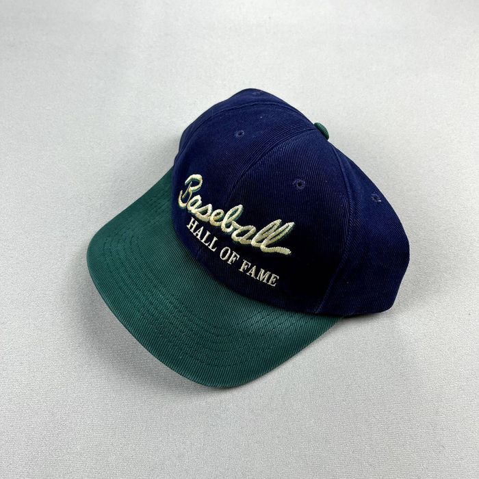 Vintage Vintage Baseball Hat Strapback Navy Blue Hall Of Fame MLB | Grailed