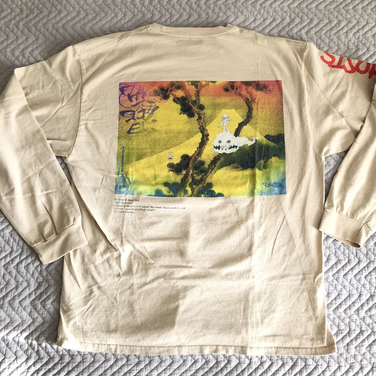 Kanye West Kids See Ghosts Album Longsleeve (Murakami x Virgil Abloh ...