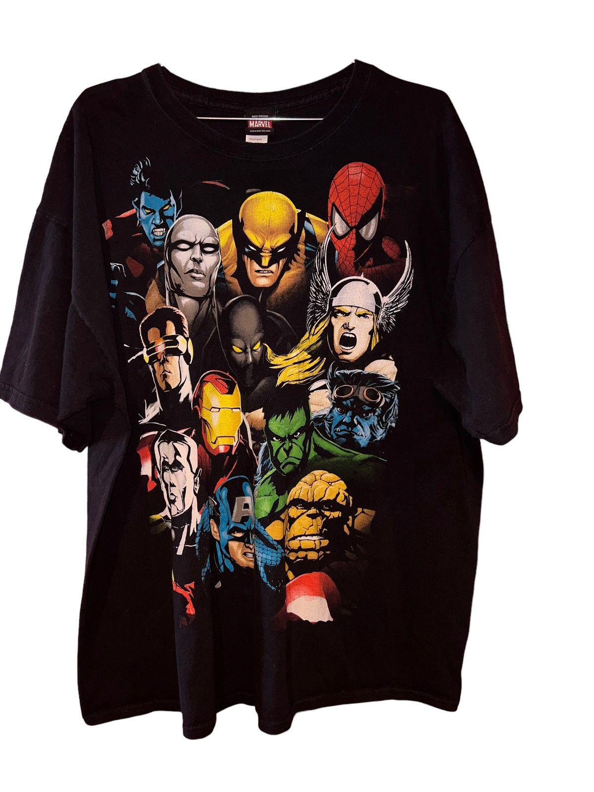 Marvel Comics Vintage mad engine marvel shirt wolverine spider man ...