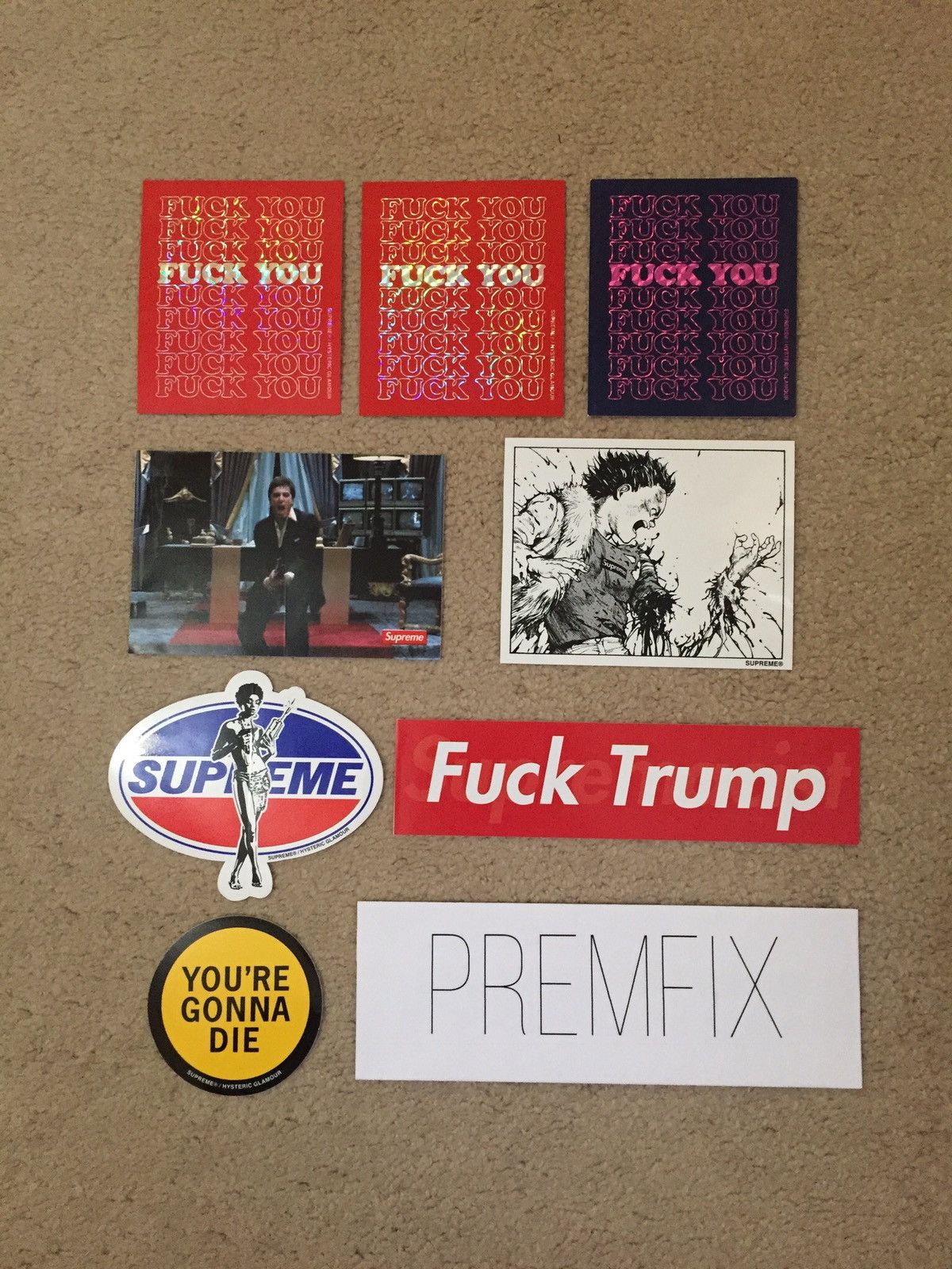 Supreme Supreme Sticker Pack | Grailed