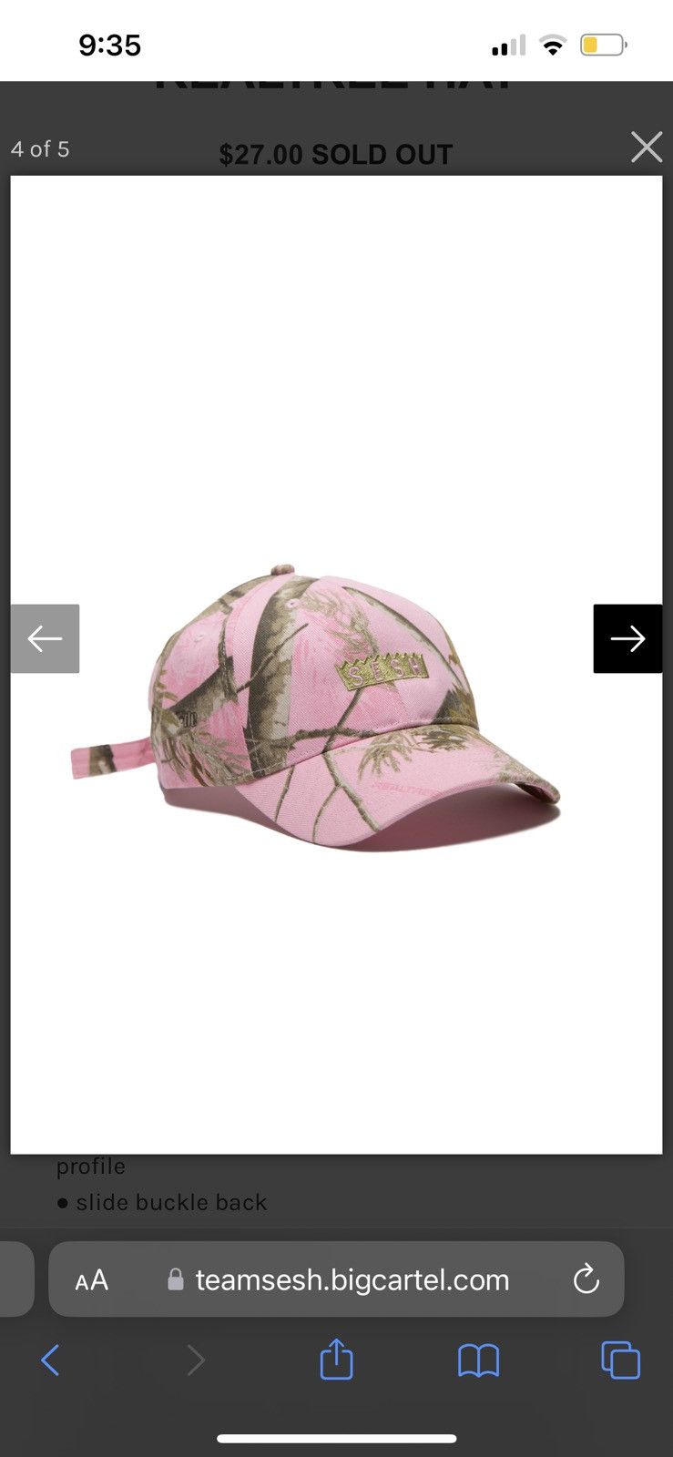 TeamSESH Sesh pink real tree hat | Grailed