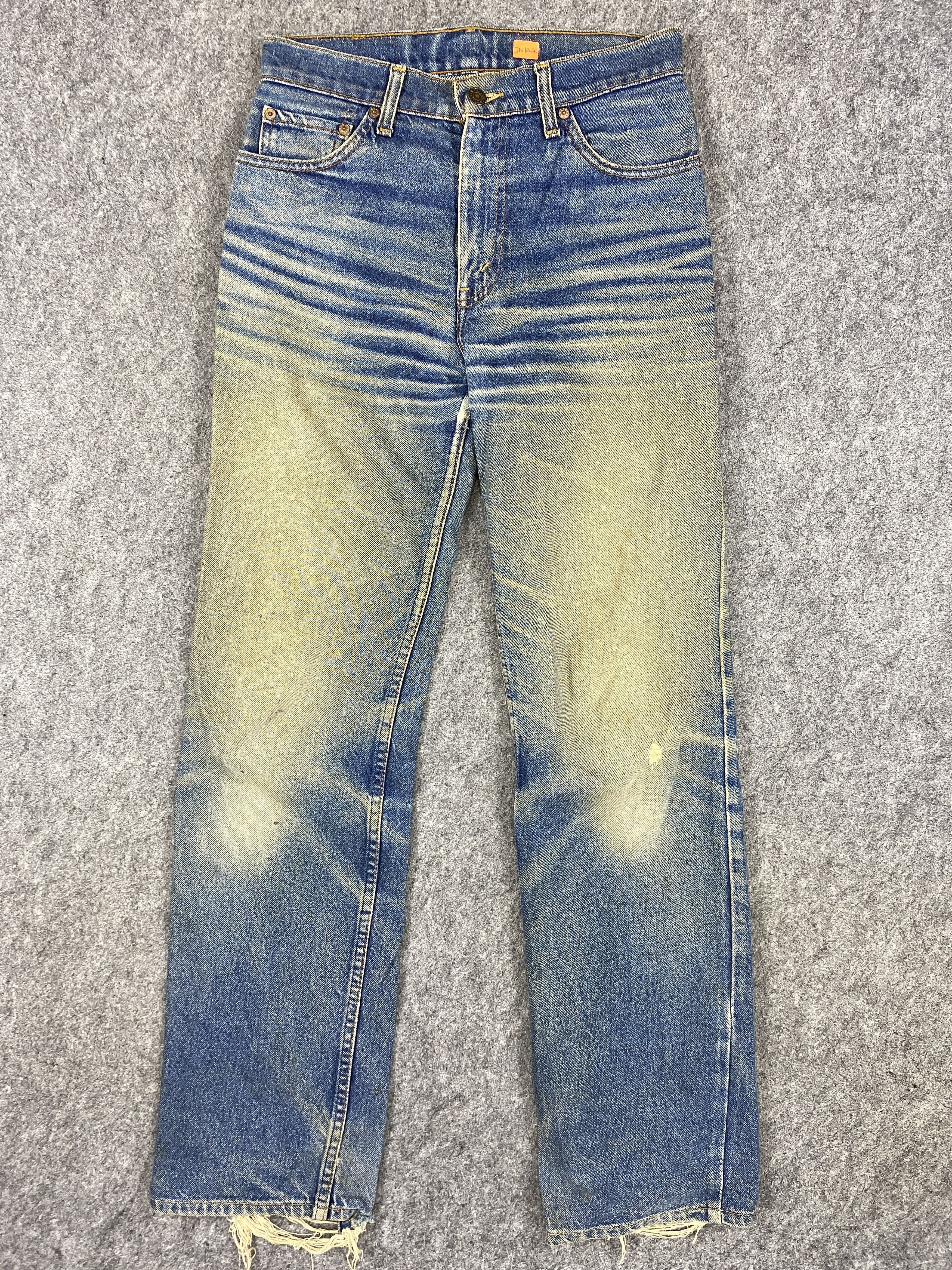 Vintage Dirty Used Blue Vintage Levi's 505 29x31.5 Denim -JN1226 | Grailed