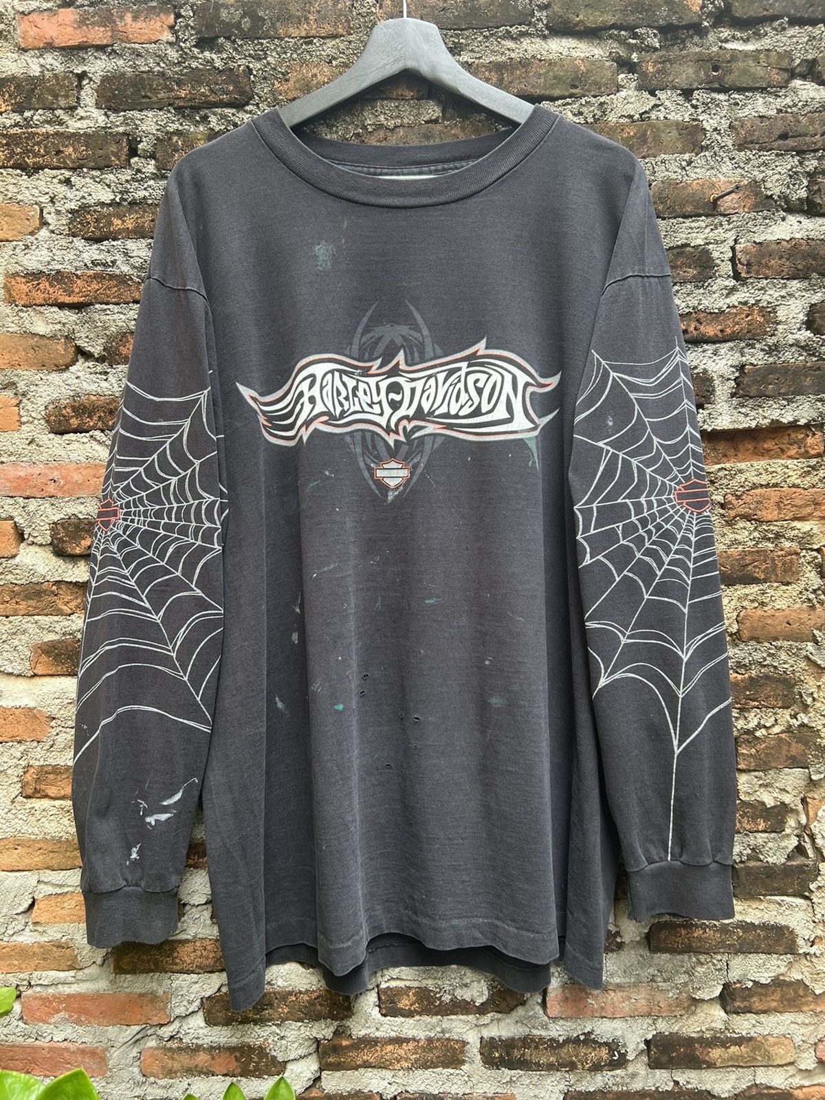Vintage VINTAGE HARLEY DAVIDSON SPIDER LONGSLEEVE 90s | Grailed
