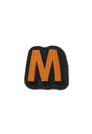 Custom × Handmade × Streetwear CRW Comic Pop Art Alphabet iron on patch ...