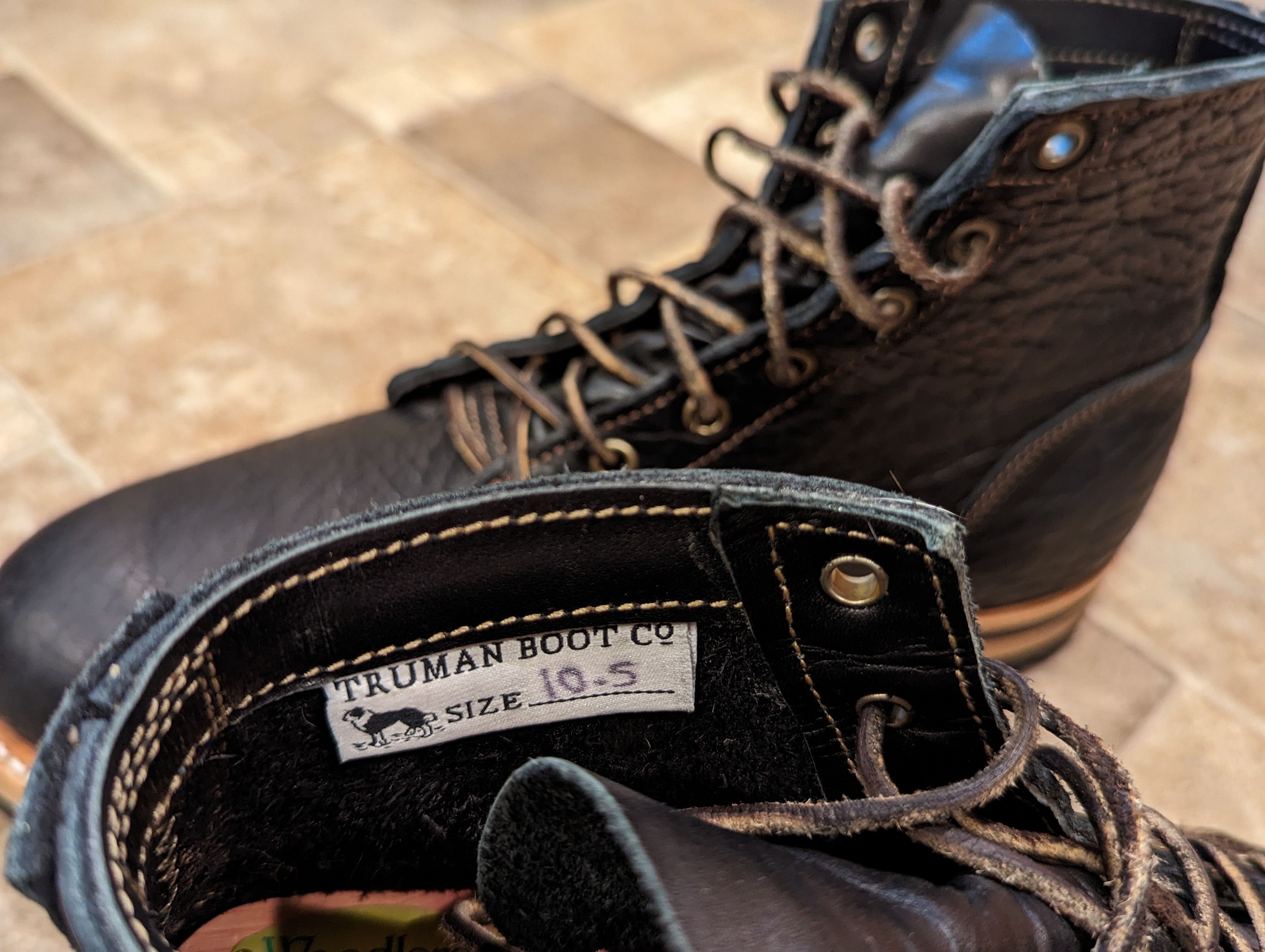 Truman Boot Co. Black Bison Boot | Grailed
