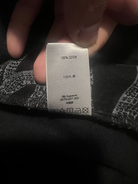 Supreme Supreme Hysteric Glamour Snake Double Knee Denim | Grailed