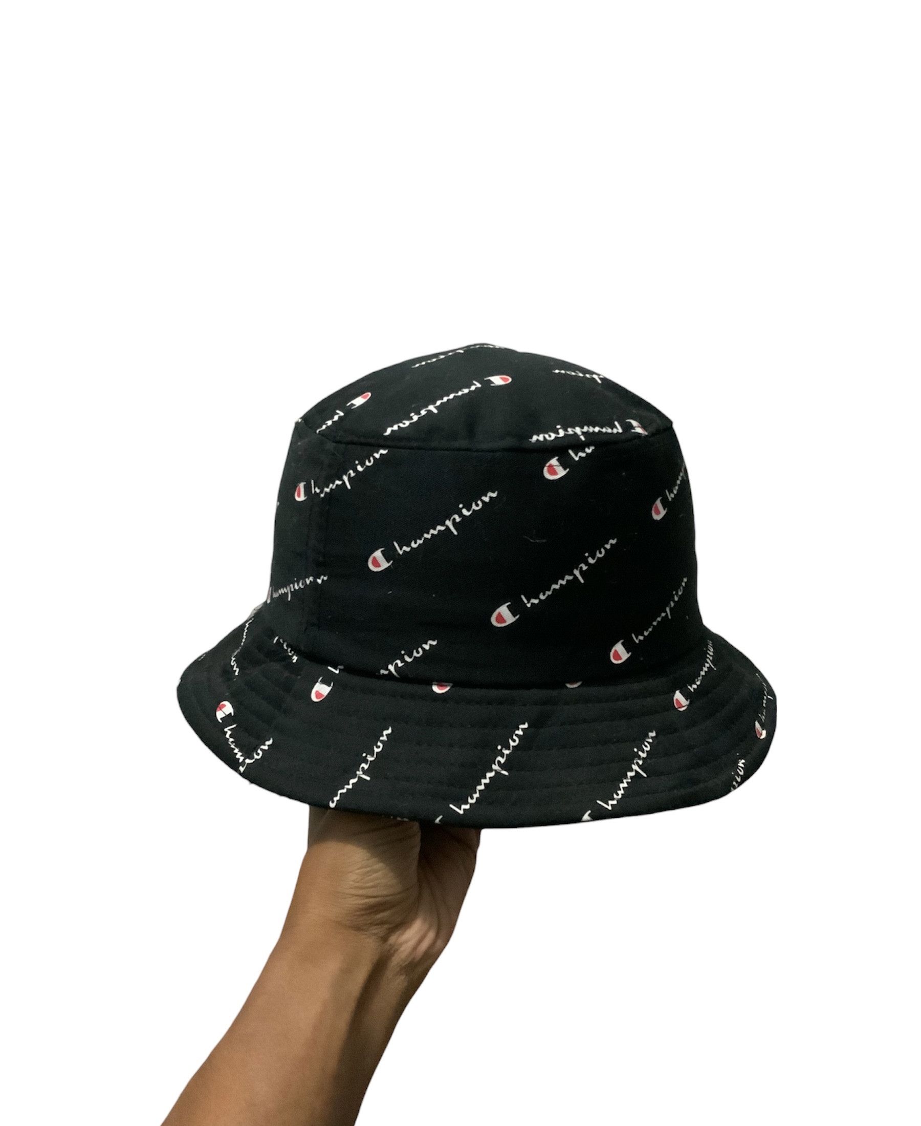 Archival Clothing Avant Garde Full Print Champion Bucket Hat | Grailed
