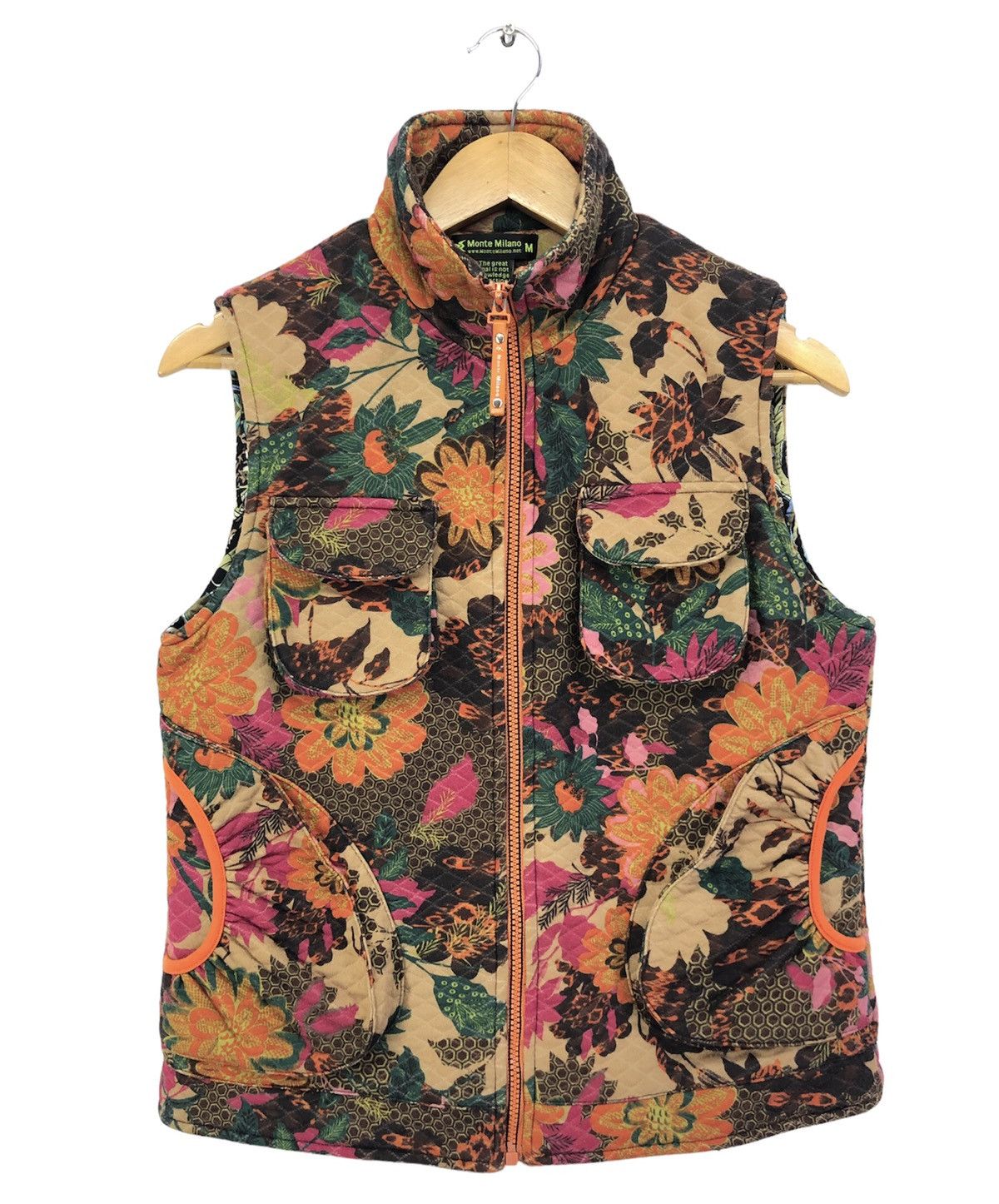 Designer Monte Milano By Sylvia Oh Quilted Vest Jacket | Grailed