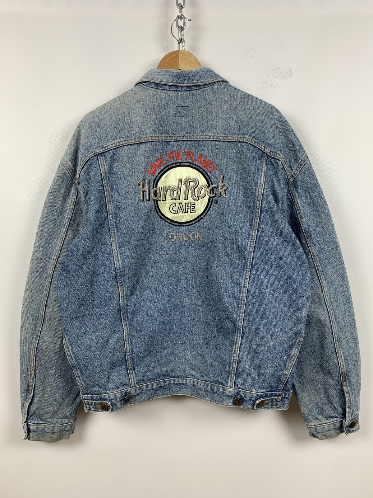 Hard Rock Cafe × Lee × Vintage Vintage Lee Hard Rock Cafe London Denim ...