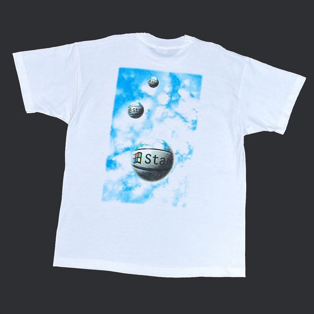 Vintage Microsoft Windows 95 90s Vtg Promo Launch Logo Computer Tee ...