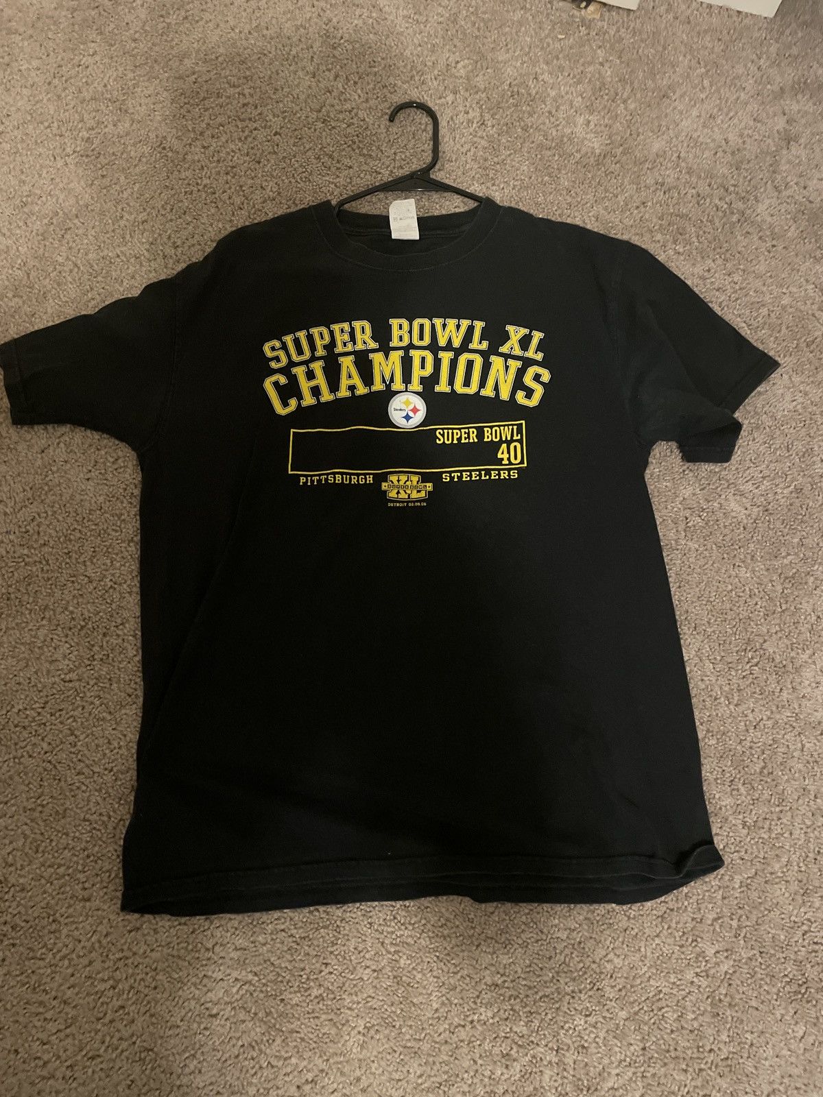 NFL × Vintage Vintage pittsburgh Steelers Super Bowl 40 Champs 2006 ...