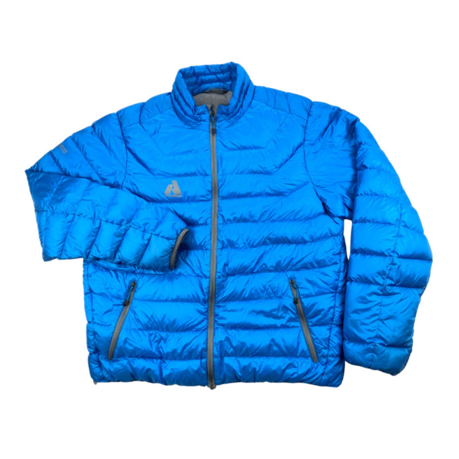 Eddie Bauer Eddie Bauer First Ascent Mens Large Blue Full Zip EB800 ...
