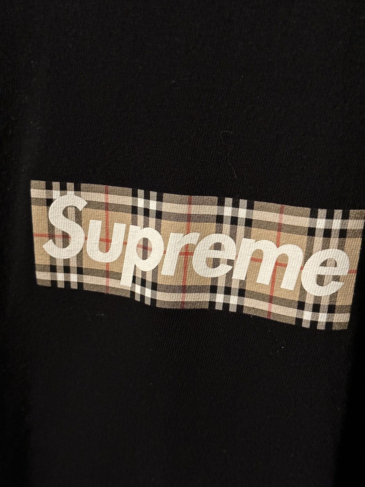 Supreme Supreme Burberry Box Logo Medium | Grailed