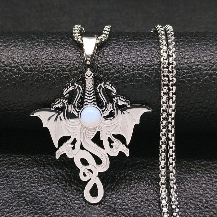 Chain Dragon Pendant Necklace | Grailed