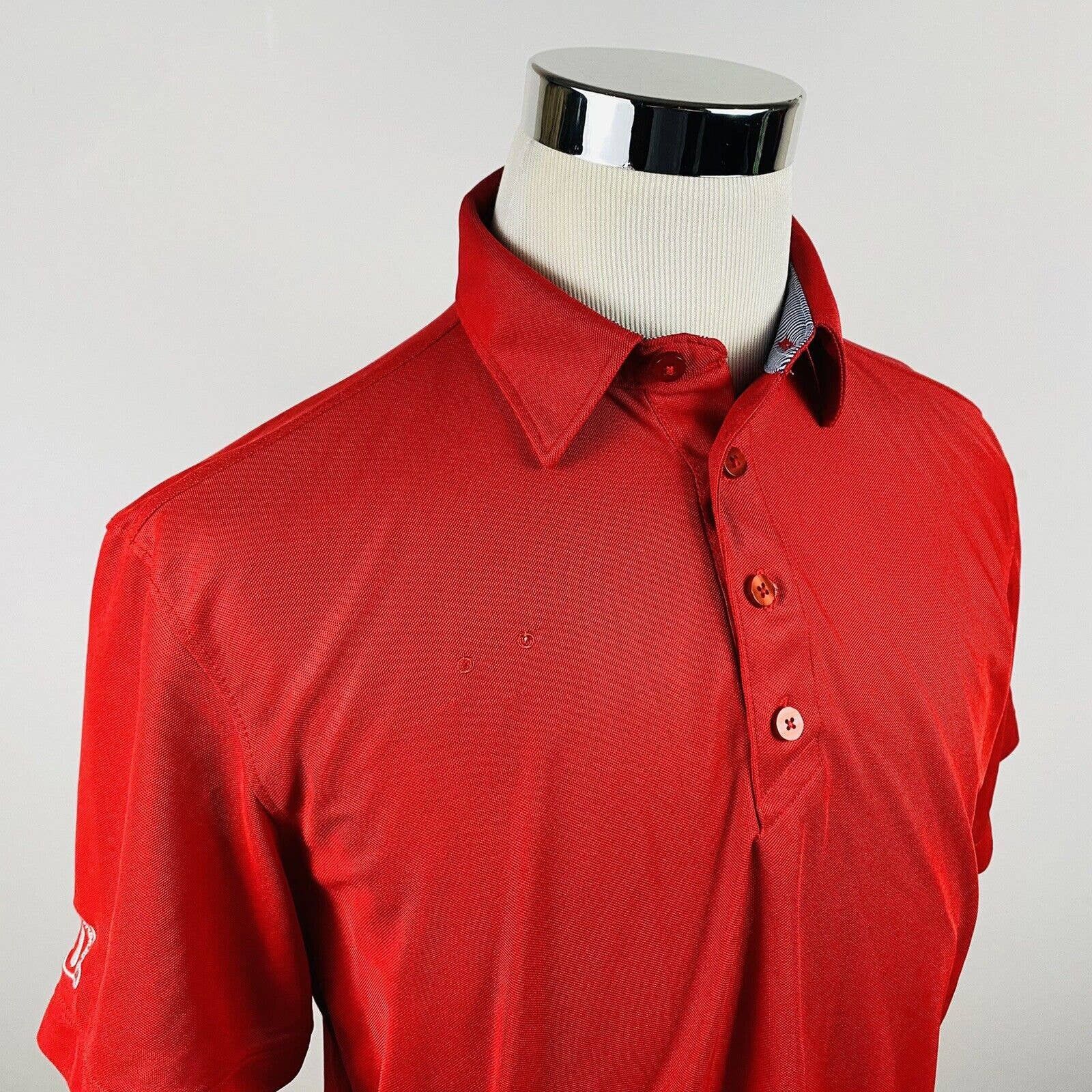 Other Chic fil A Medium Employee Uniform Polo Shirt Red Poly | Grailed