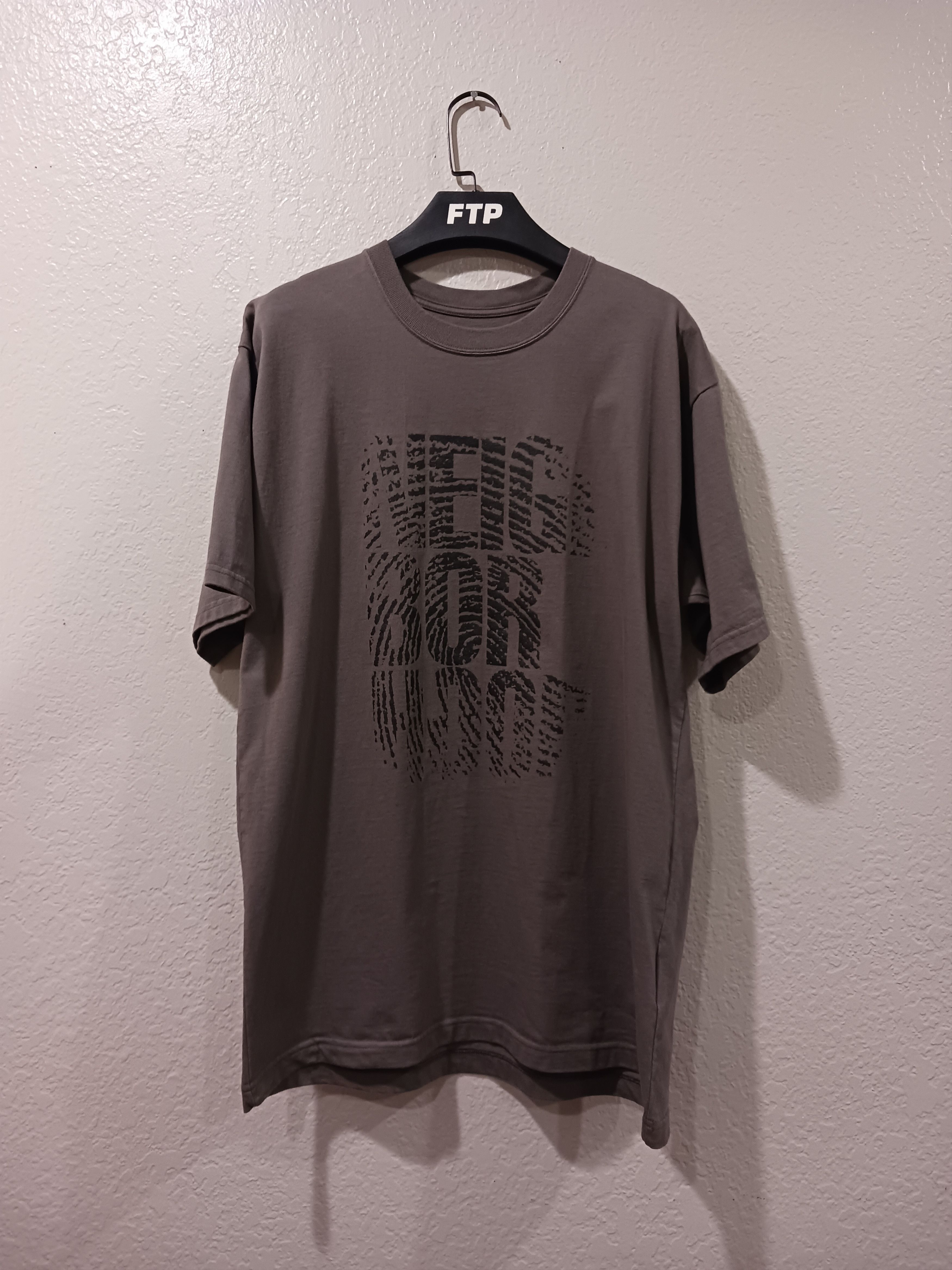 Neighborhood Neighborhood Japan Spell Out Logo Fingerprint Graphic Tee ...