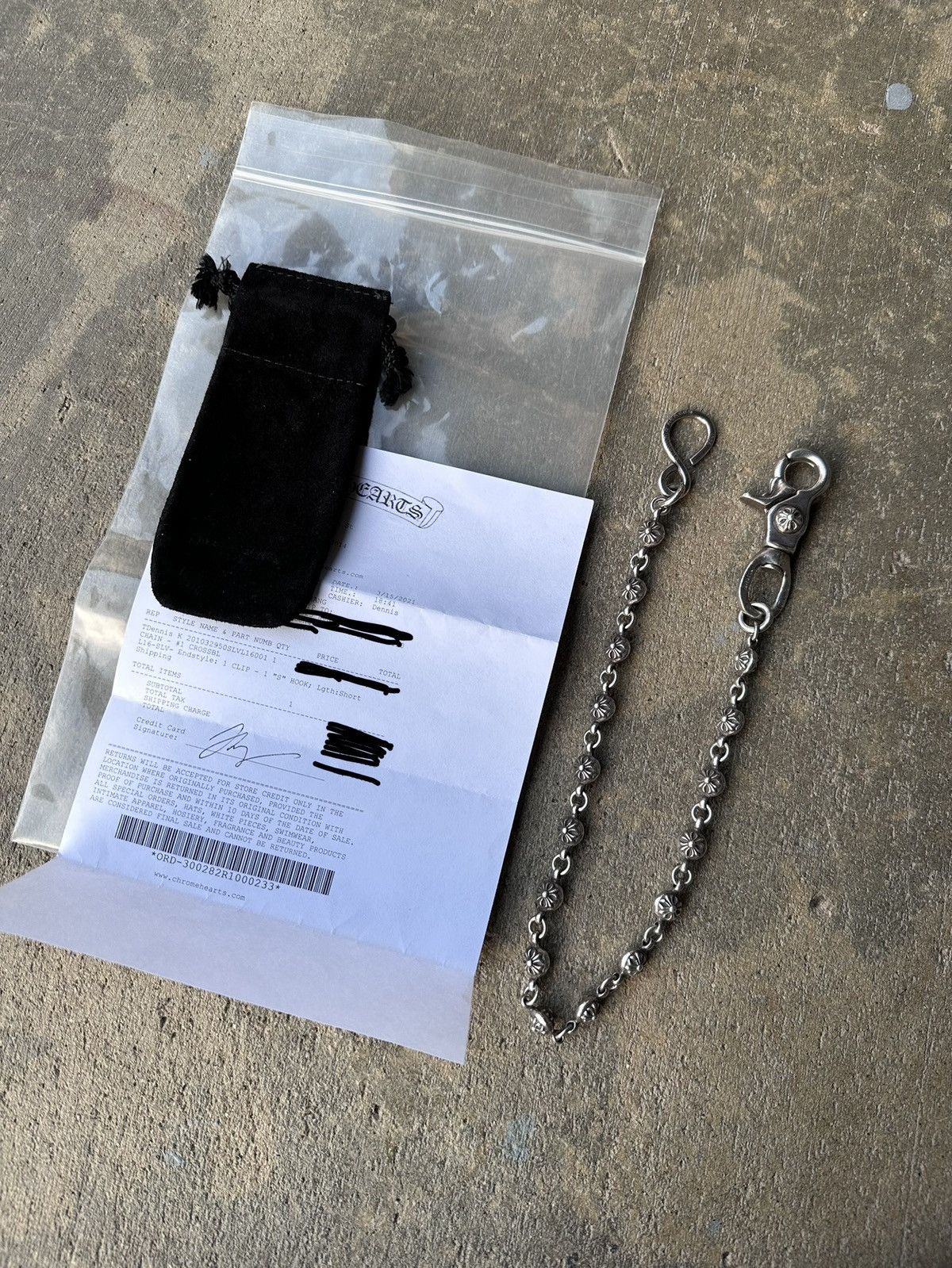 Chrome Hearts Chrome Hearts Cross Ball Wallet Chain | Grailed