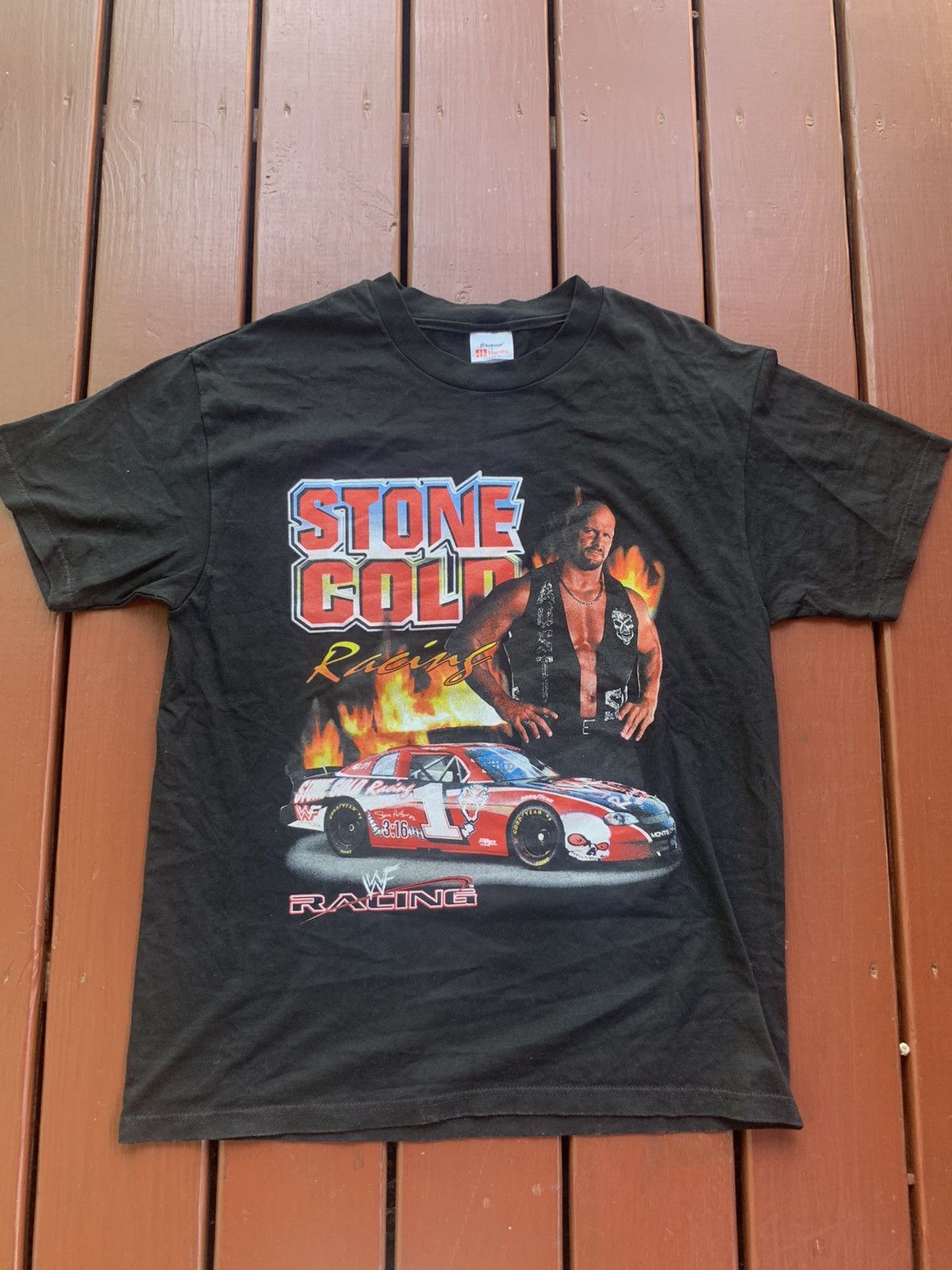 NASCAR × Vintage × Wwf Vintage 2000’s Stone Cold Nascar Shirt | Grailed