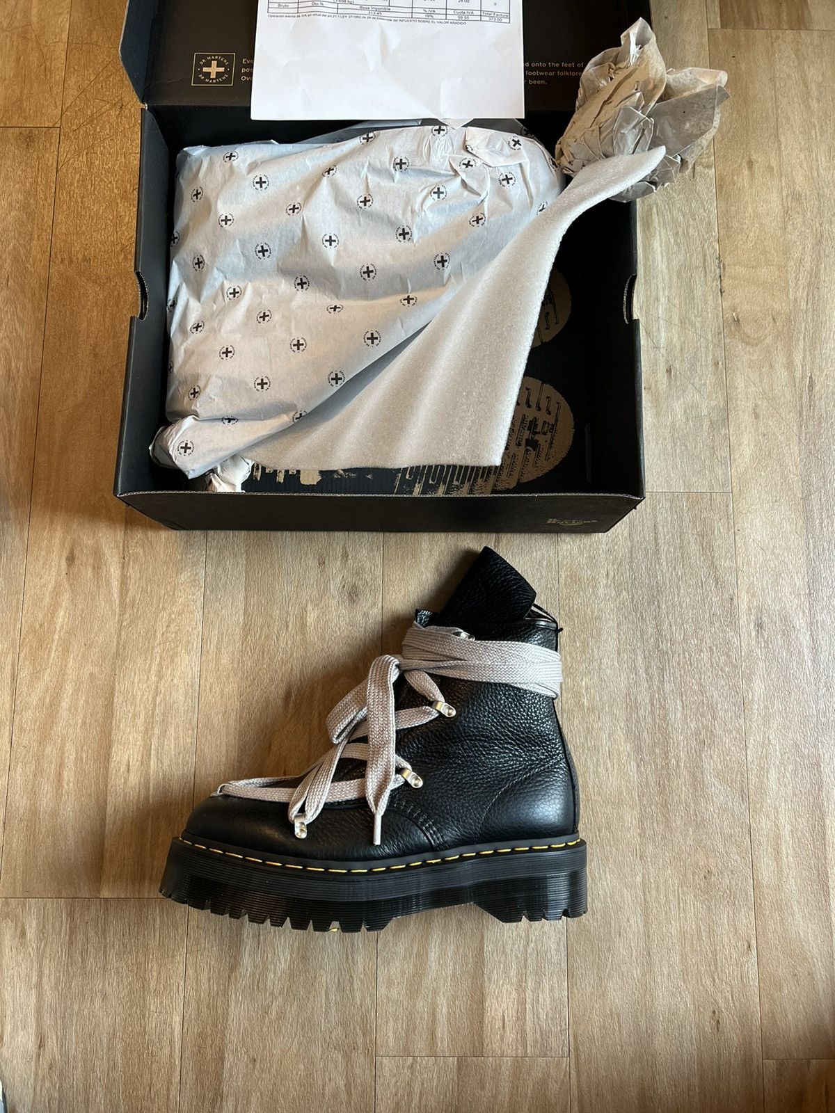 Dr. Martens × Rick Owens Dr. Martens x Rick Owens 1460 Leather ...