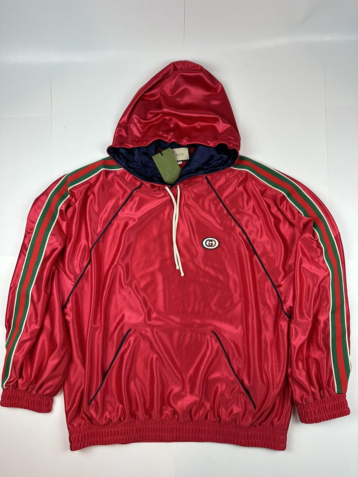 Gucci Gucci Satin GG Tracksuit Top | Grailed