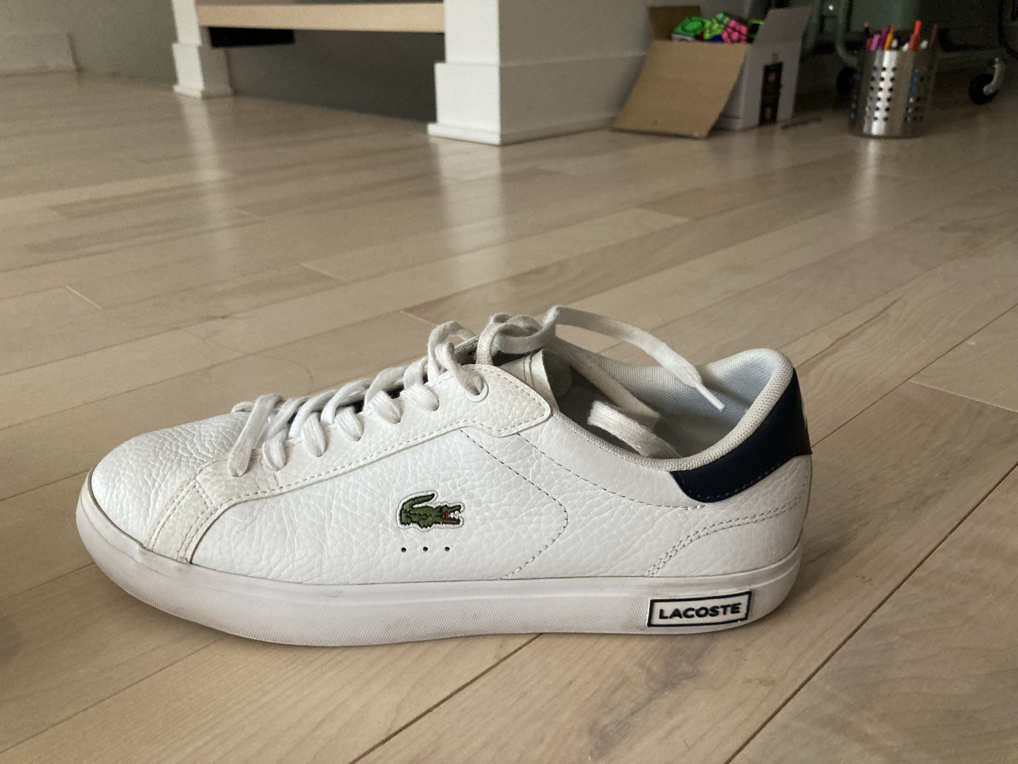 Lacoste Lacoste white sneakers | Grailed