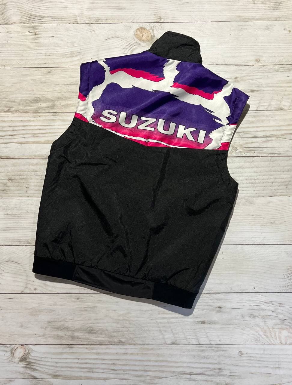 Vintage Vintage Suzuki Racing Vest Jacket Motorcycle 80s Jopa Moto ...