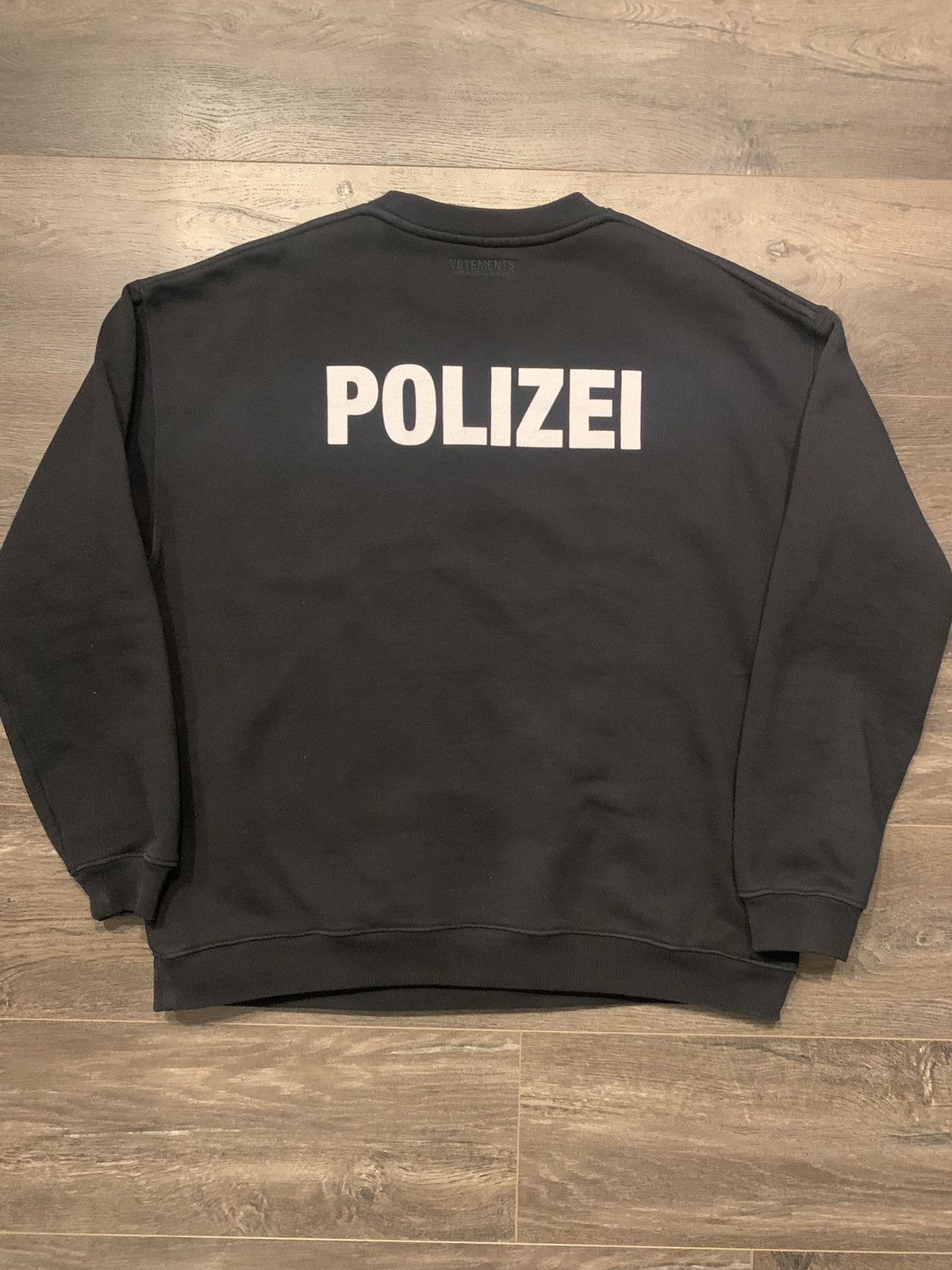 Vetements Vetements Polizei Crewneck Sweater | Grailed