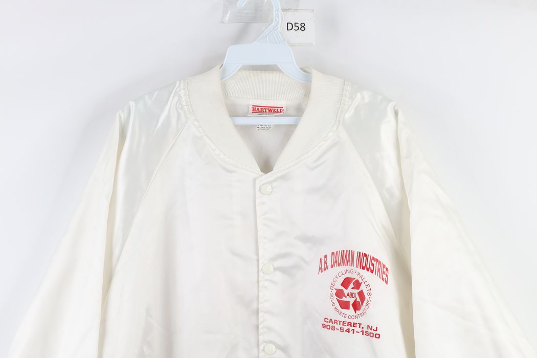 Vintage Vintage 90s Streetwear Recycling Satin Bomber Jacket USA | Grailed