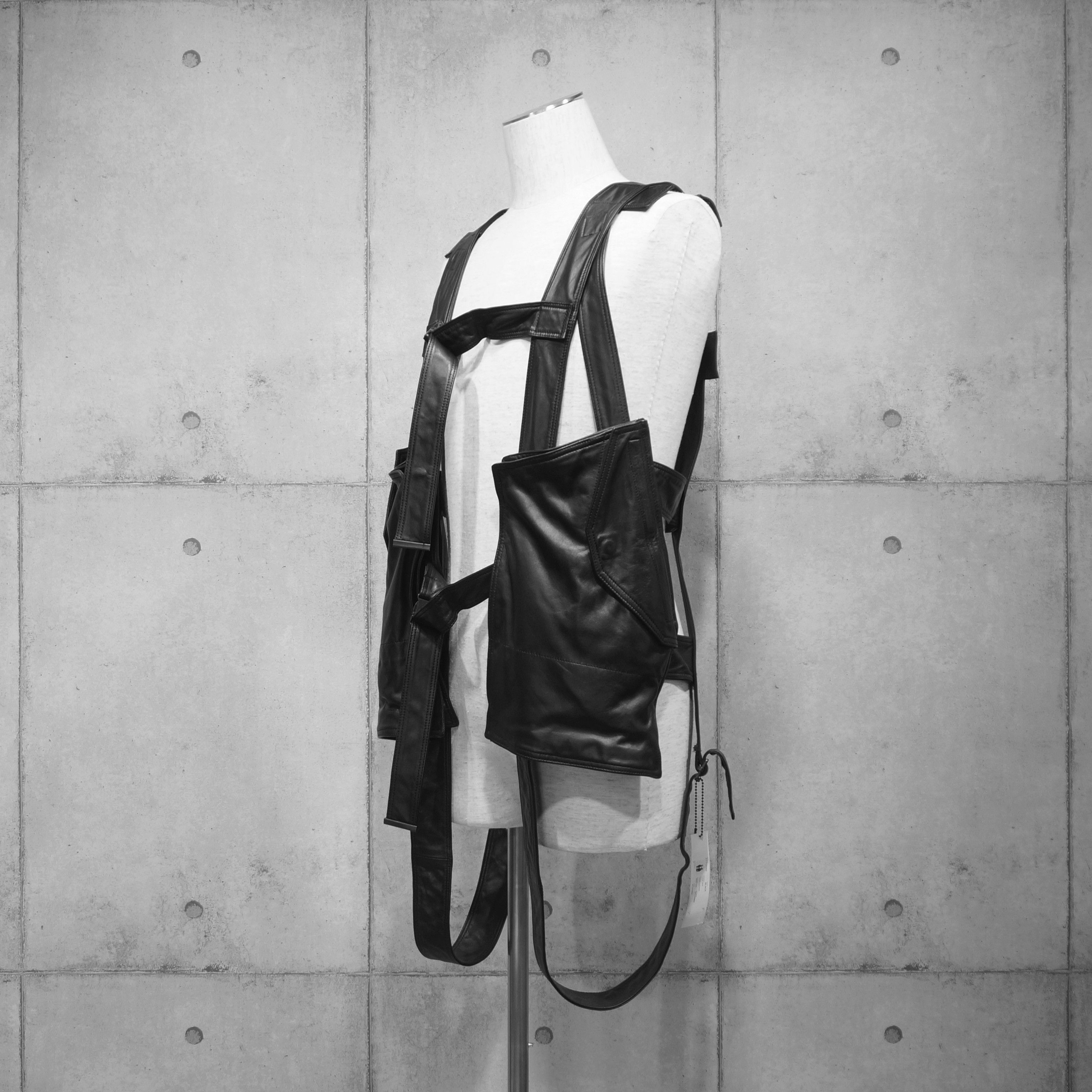 Julius SS22 MULTI STRAP LEATHER TACTICAL VEST EXHIBITION SAMPLE | Grailed