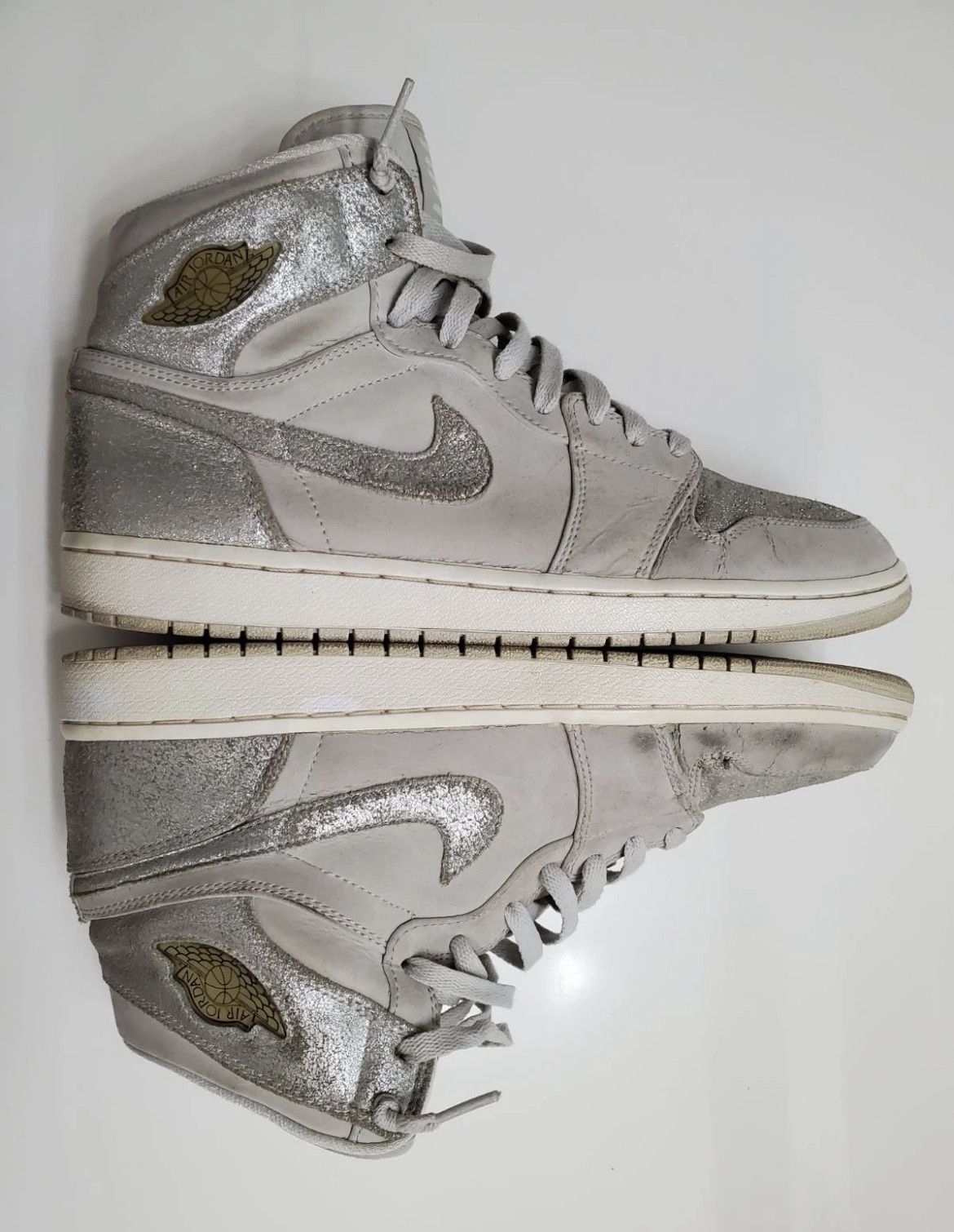 Jordan Brand × Nike Air Jordan 1 Retro Hi Silver 25th Anniversary | Grailed