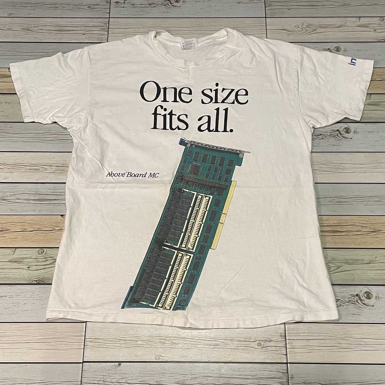 Vintage Rare Vintage 90’s Intel Board Mc Computer Graphic Tee | Grailed