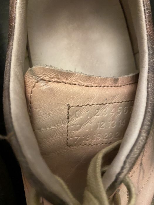 Maison Margiela Maison Margiela Hand Painted Skull Replica GATs Size 9 ...