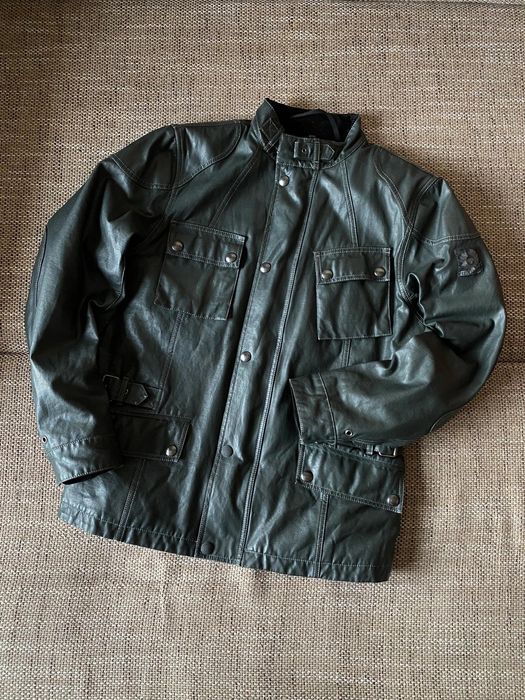 Vintage Vintage Belstaff leather jacket rare motorcycle | Grailed