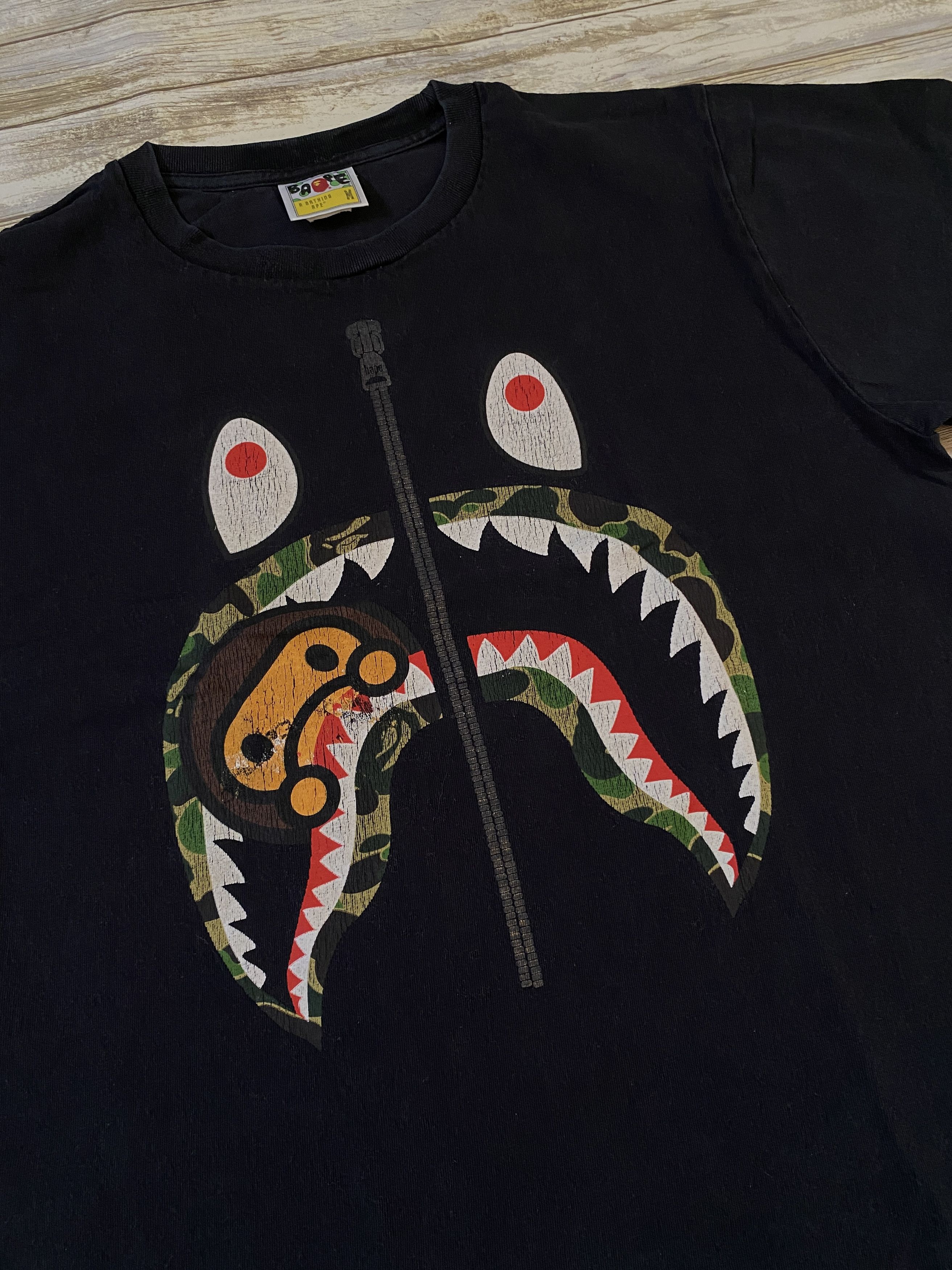 Bape Baby Milo Shark Tee | Grailed