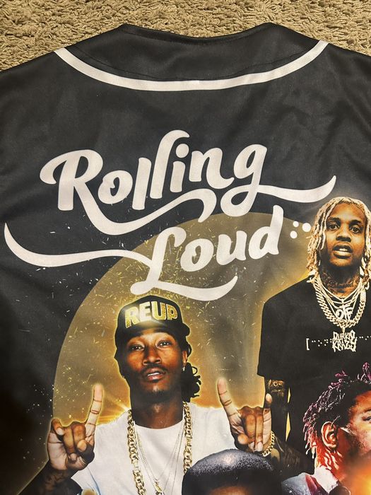 Vintage Vintage Hip Hop Rolling Loud Baseball Jersey 2022 size XXL ...