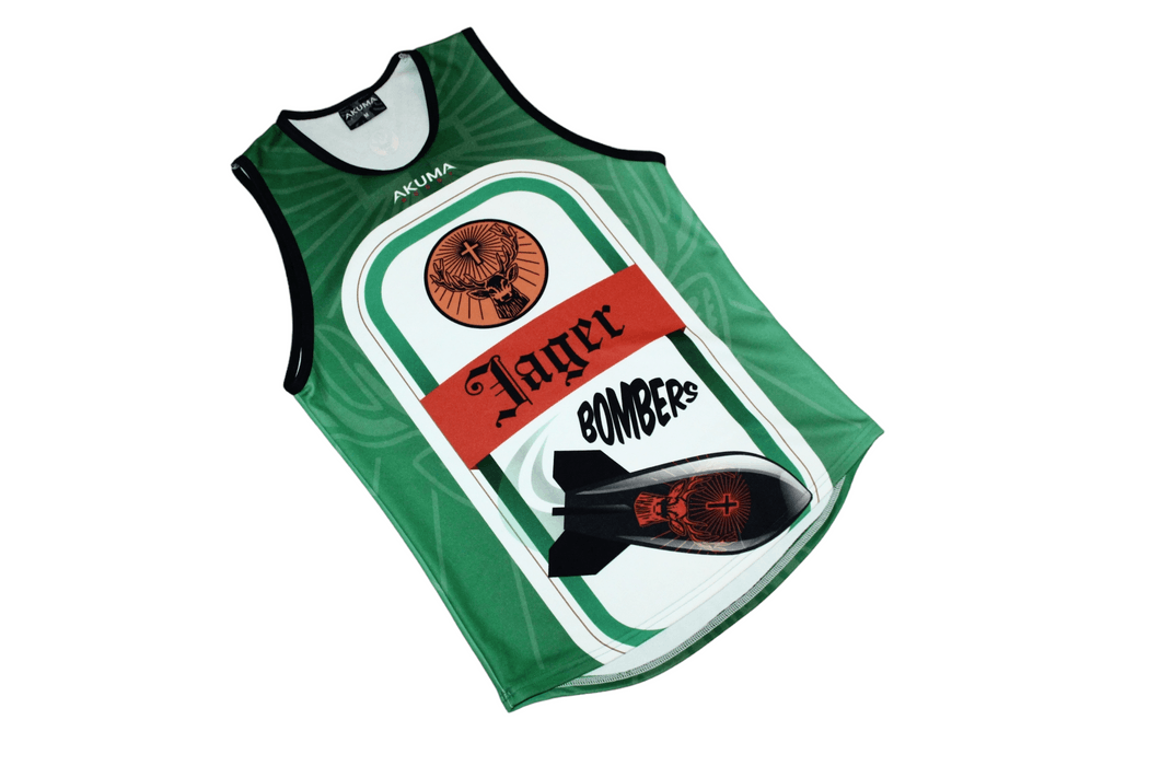 Jagermeister AKUMA Rugby x Jagermeister graphic streetball jersey | Grailed