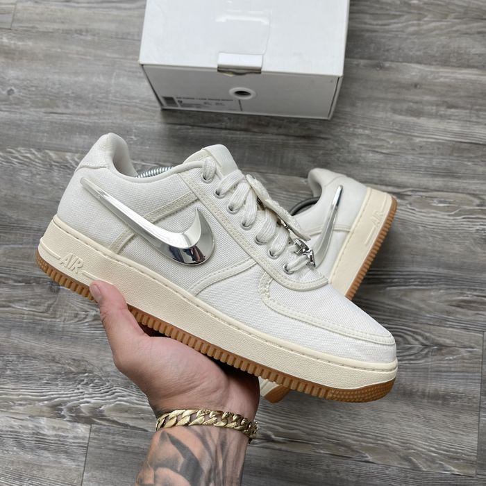 Nike VNDS Nike X Travis Scott Air Force 1 Low Sail | Grailed
