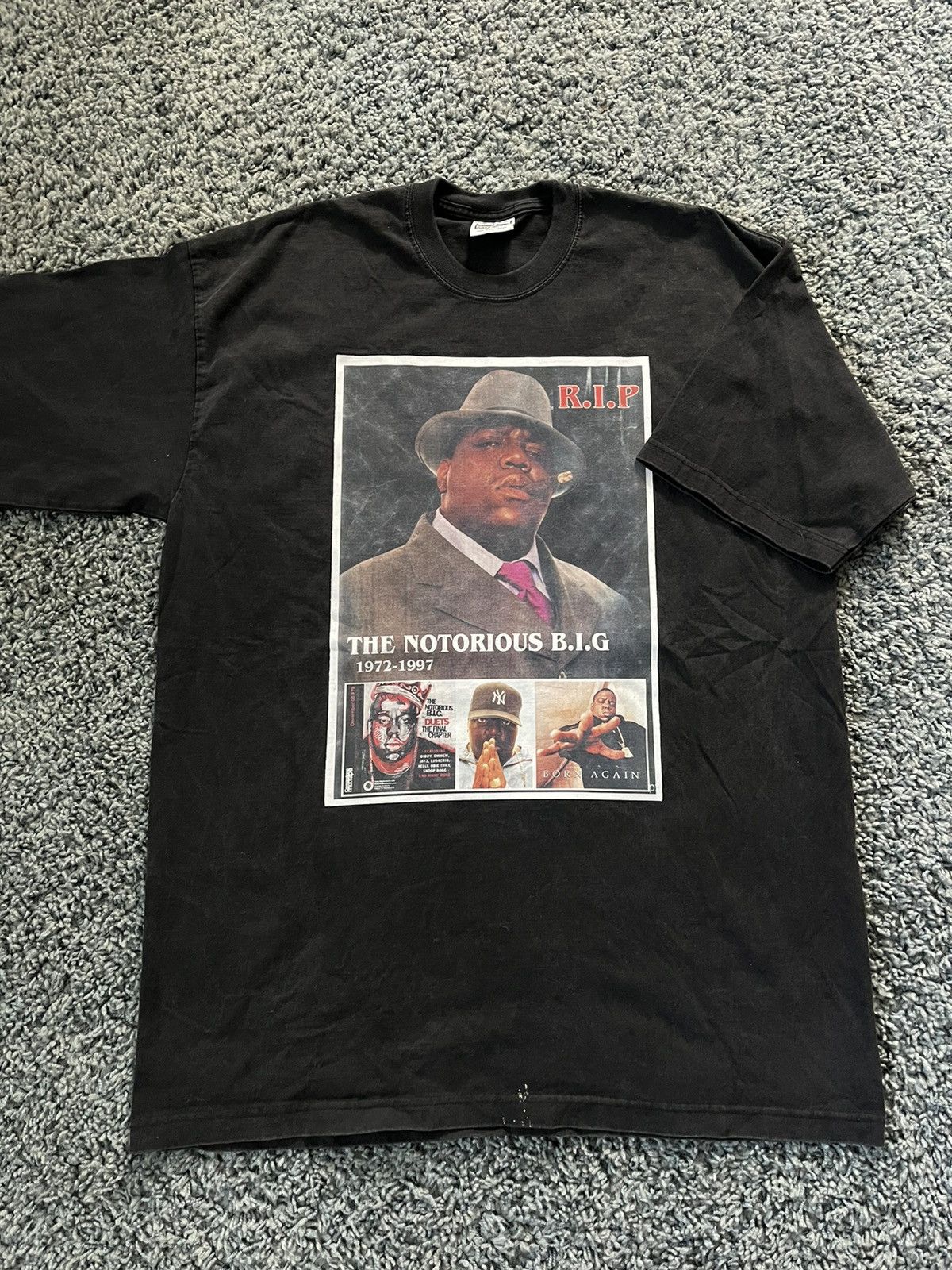 Notorious Big × Rap Tees × Vintage Vtg Johnson Heavy Weight Notorious B ...