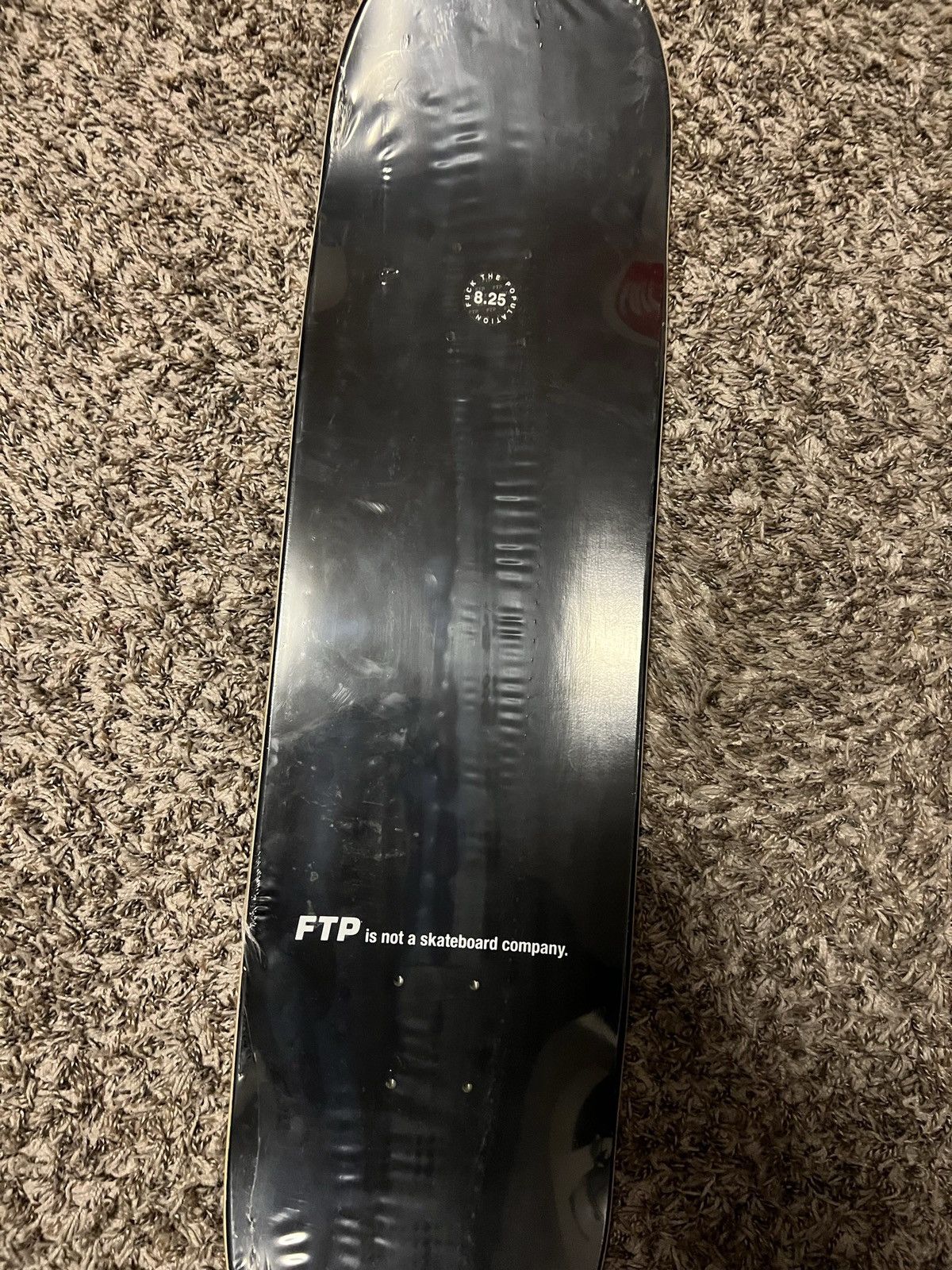 Fuck The Population FTP Vertical Logo Skate Deck (8.25) | Grailed